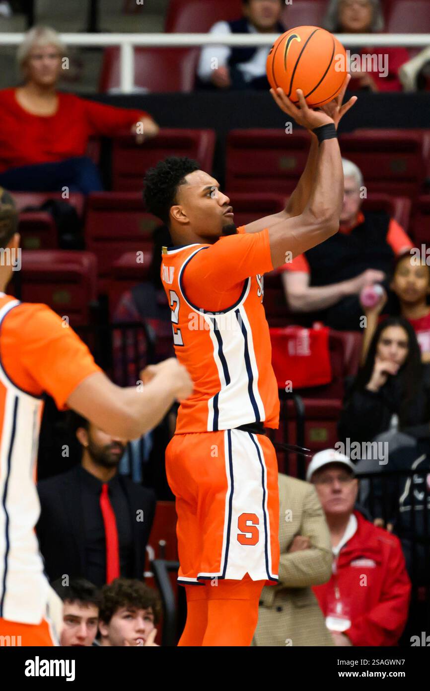 PALO ALTO, CA - JANUARY 29: Syracuse Orange guard J.J. Starling (2 ...