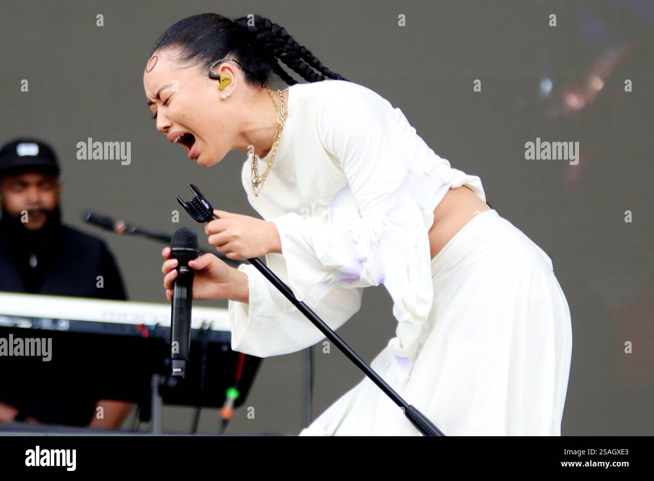 Griff Preforming at the BBC Radio 1's Big Weekend, Luton, UK - 25 May ...