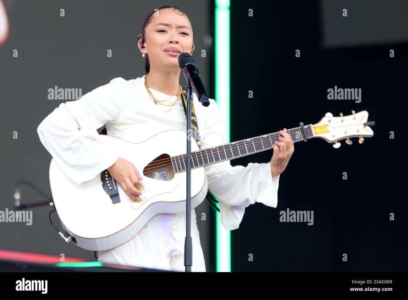 Griff Preforming at the BBC Radio 1's Big Weekend, Luton, UK - 25 May ...