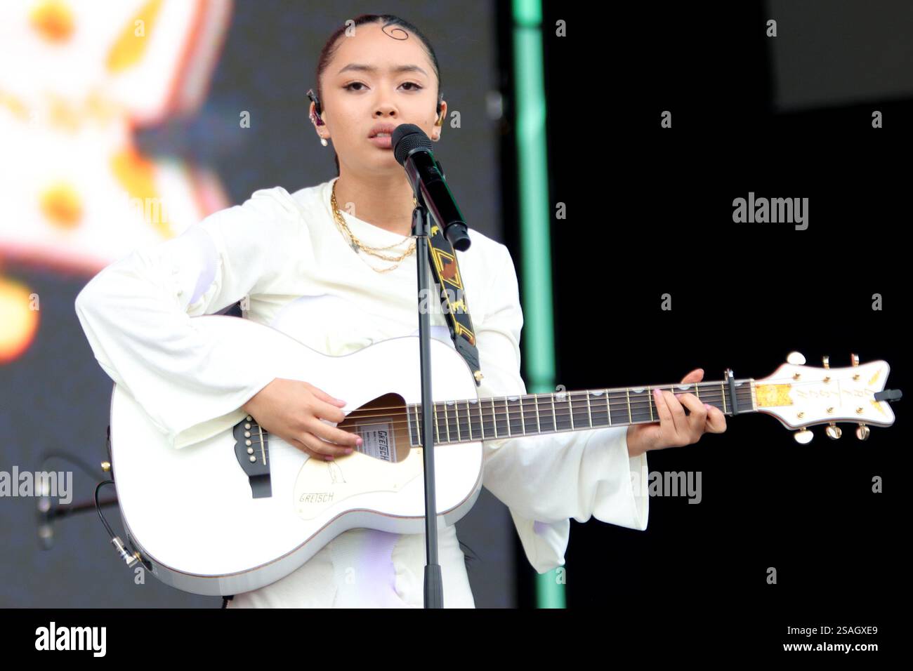 Griff Preforming at the BBC Radio 1's Big Weekend, Luton, UK - 25 May ...