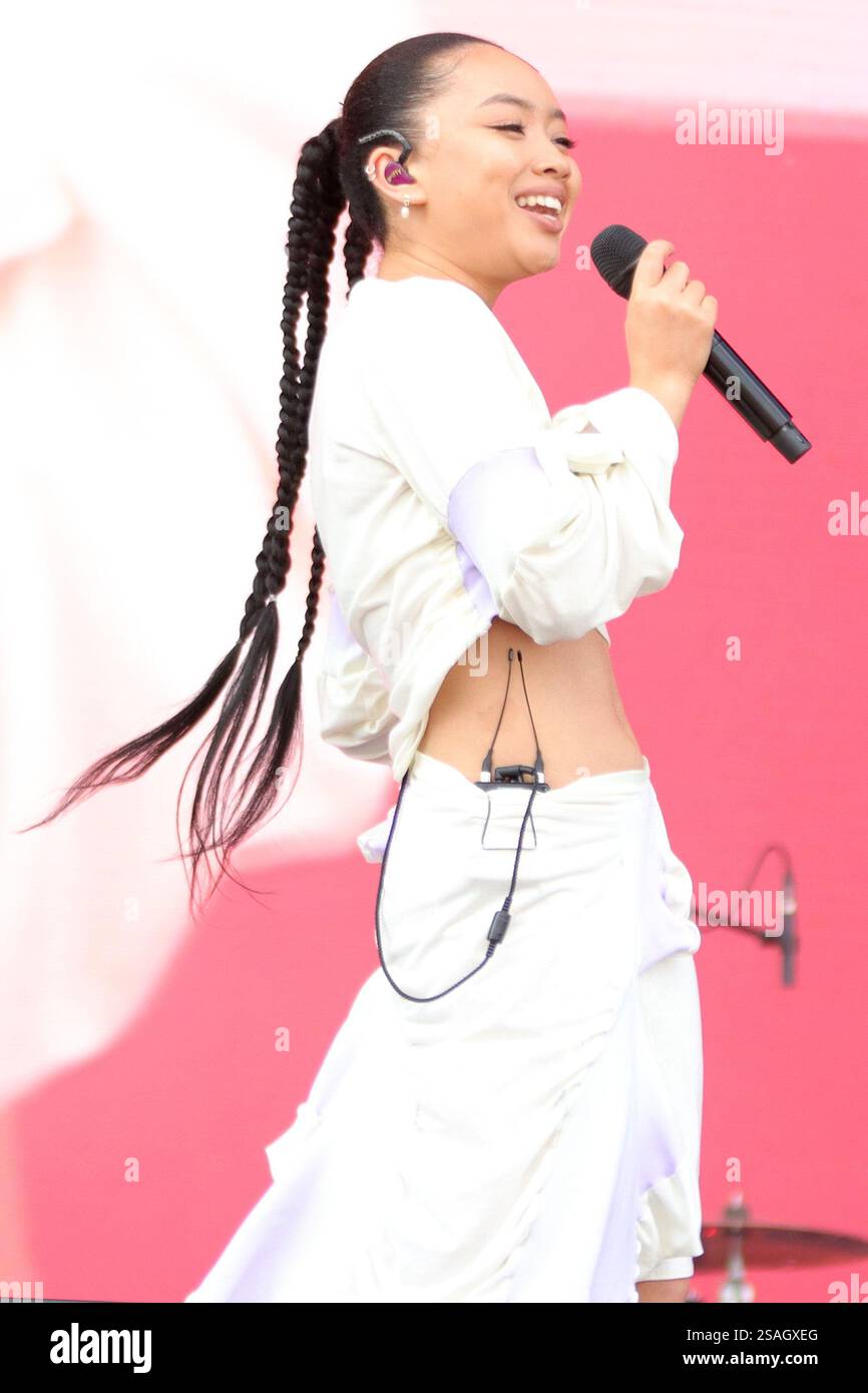 Griff Preforming at the BBC Radio 1's Big Weekend, Luton, UK - 25 May ...