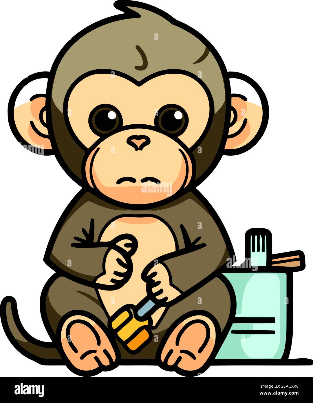 Baby wildlife bottle Stock Vector Images - Alamy