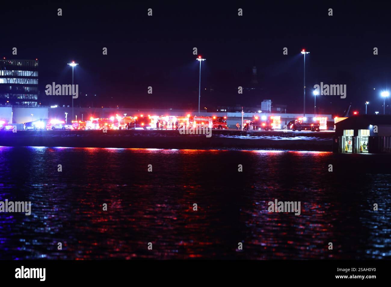 WASHINGTON –– Emergency response after American Airlines flight 5342 ...