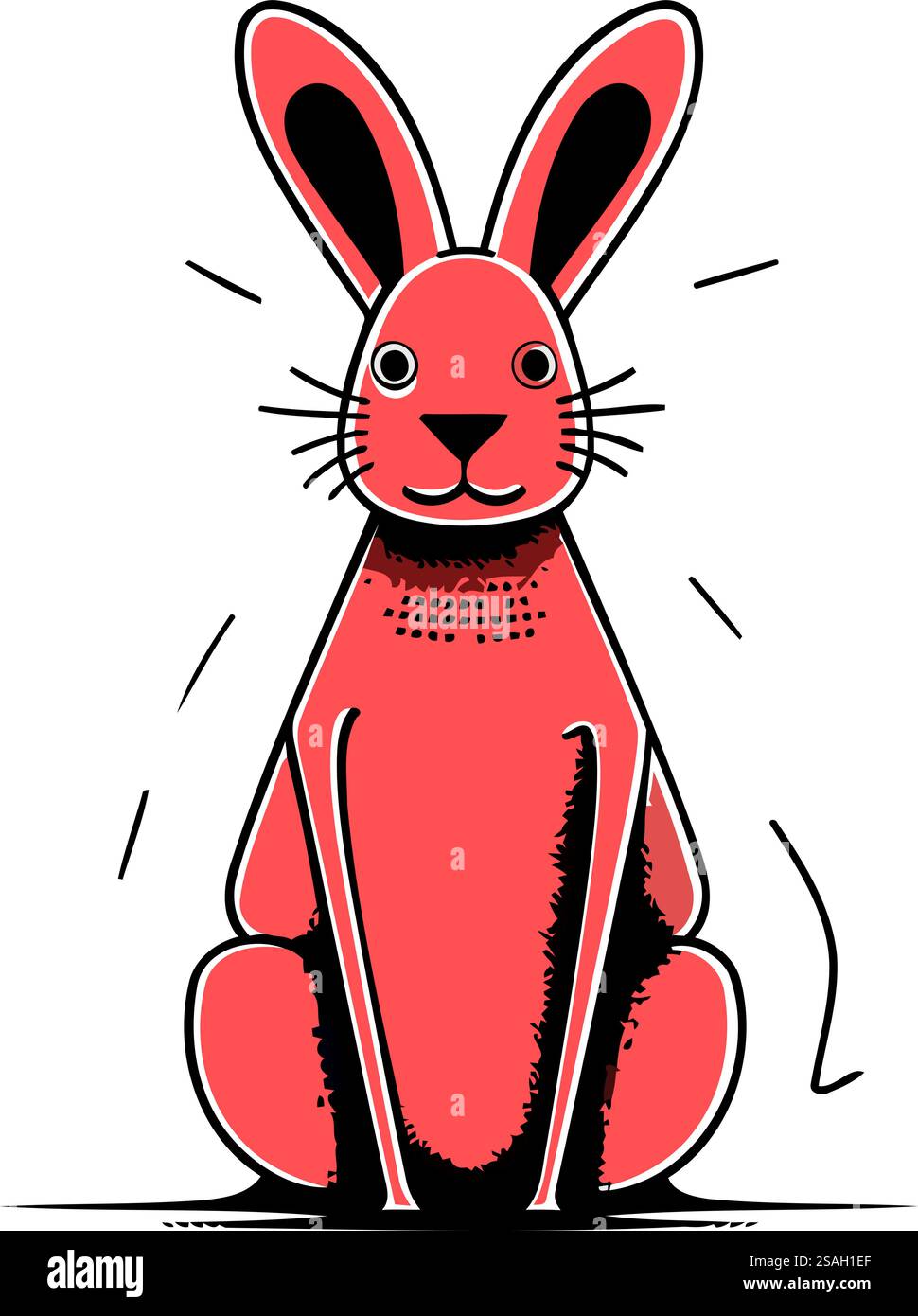 Easter bunny vector illustration. Easter bunny. Cute rabbit Stock ...