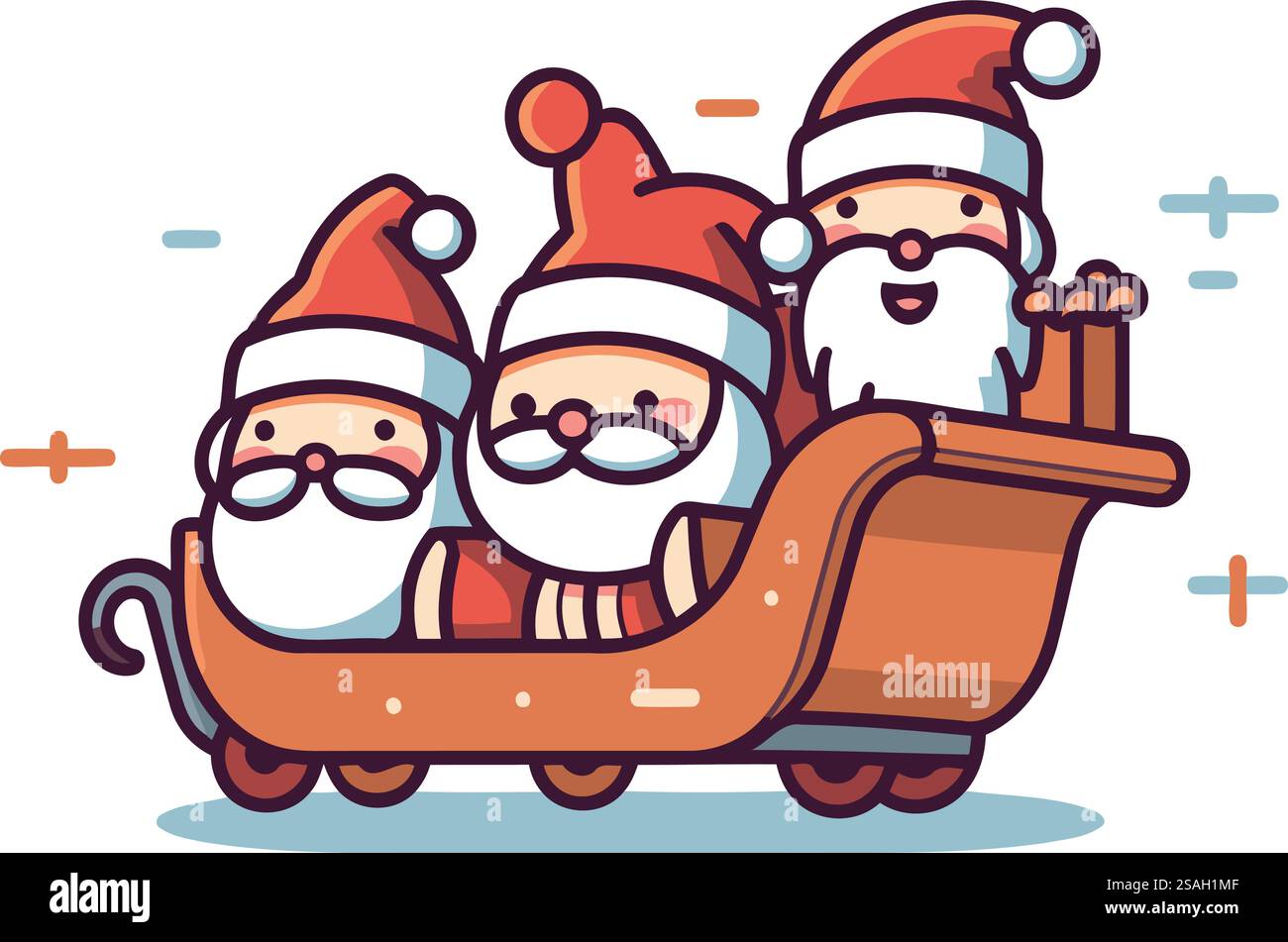 Christmas card present in Stock Vector Images - Alamy