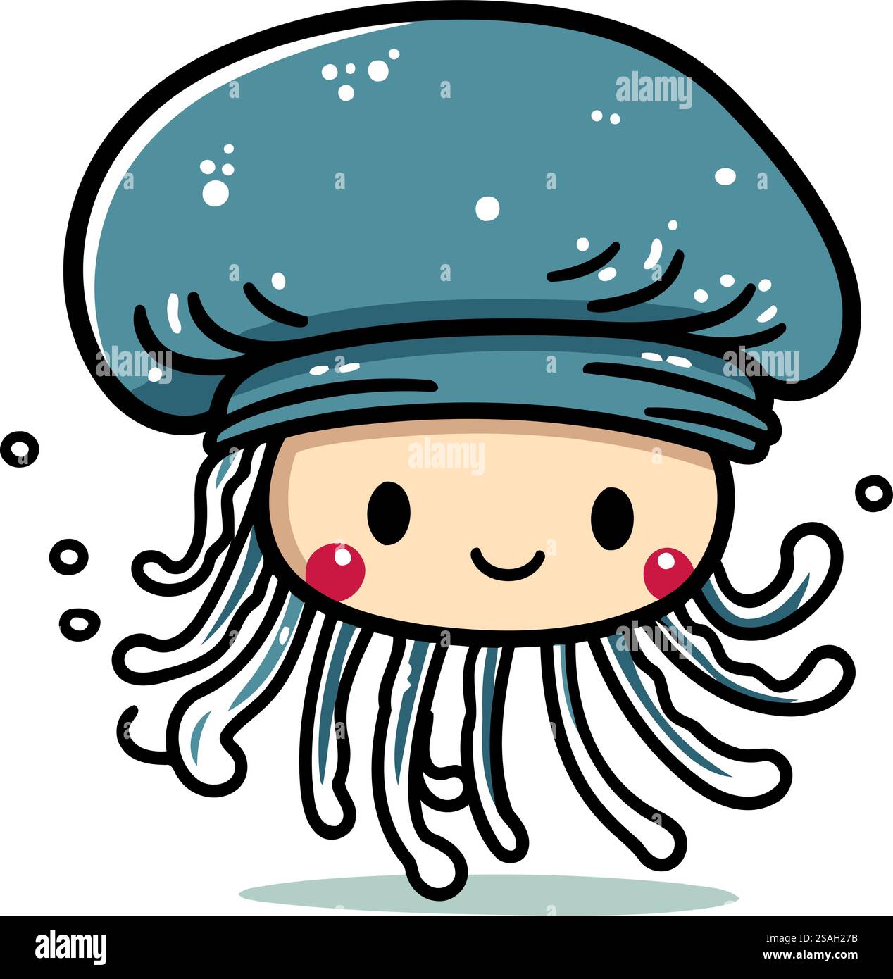 Cute Octopus Cartoon Mascot Character Vector Illustration Stock Vector ...