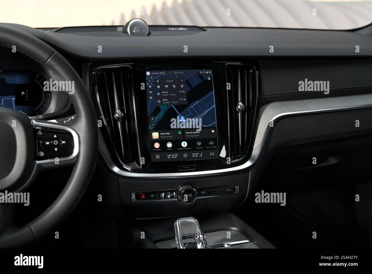 Handout photo of updated Volvo screen. See PA Feature MOTORING News ...