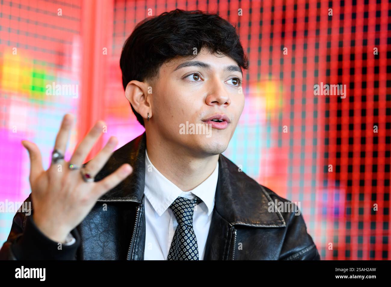 Singer JJ (Johannes Pietsch), during an interview with the APA ...