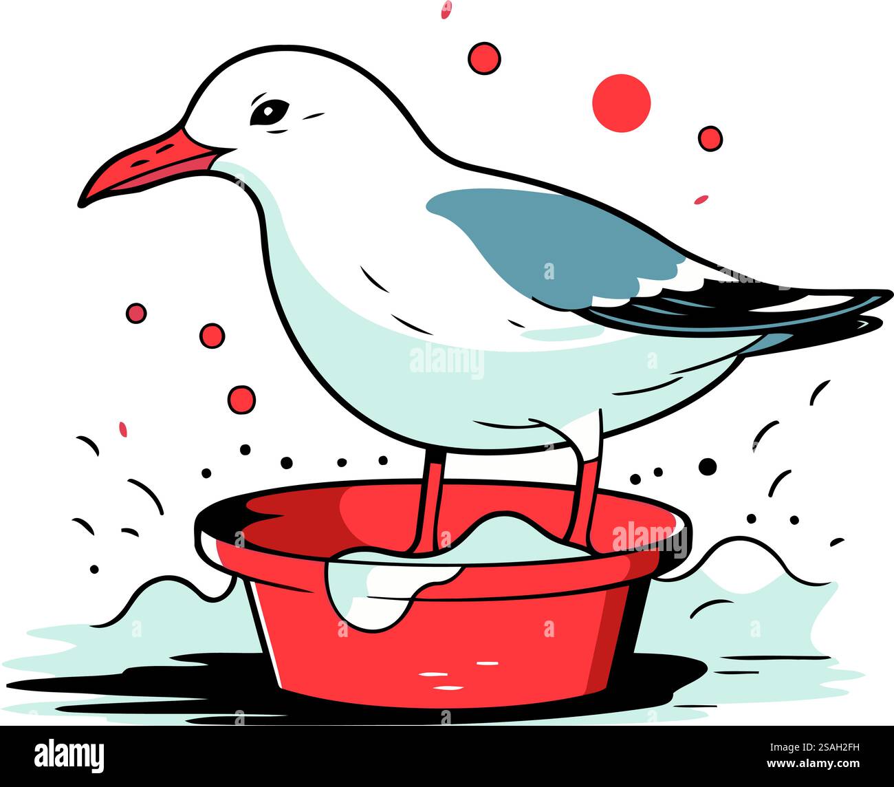 In a bucket of water Cut Out Stock Images & Pictures - Alamy