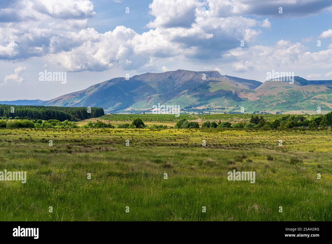 Landscape in the Lake District near Troutbeck, Cumbria, England, UK ...