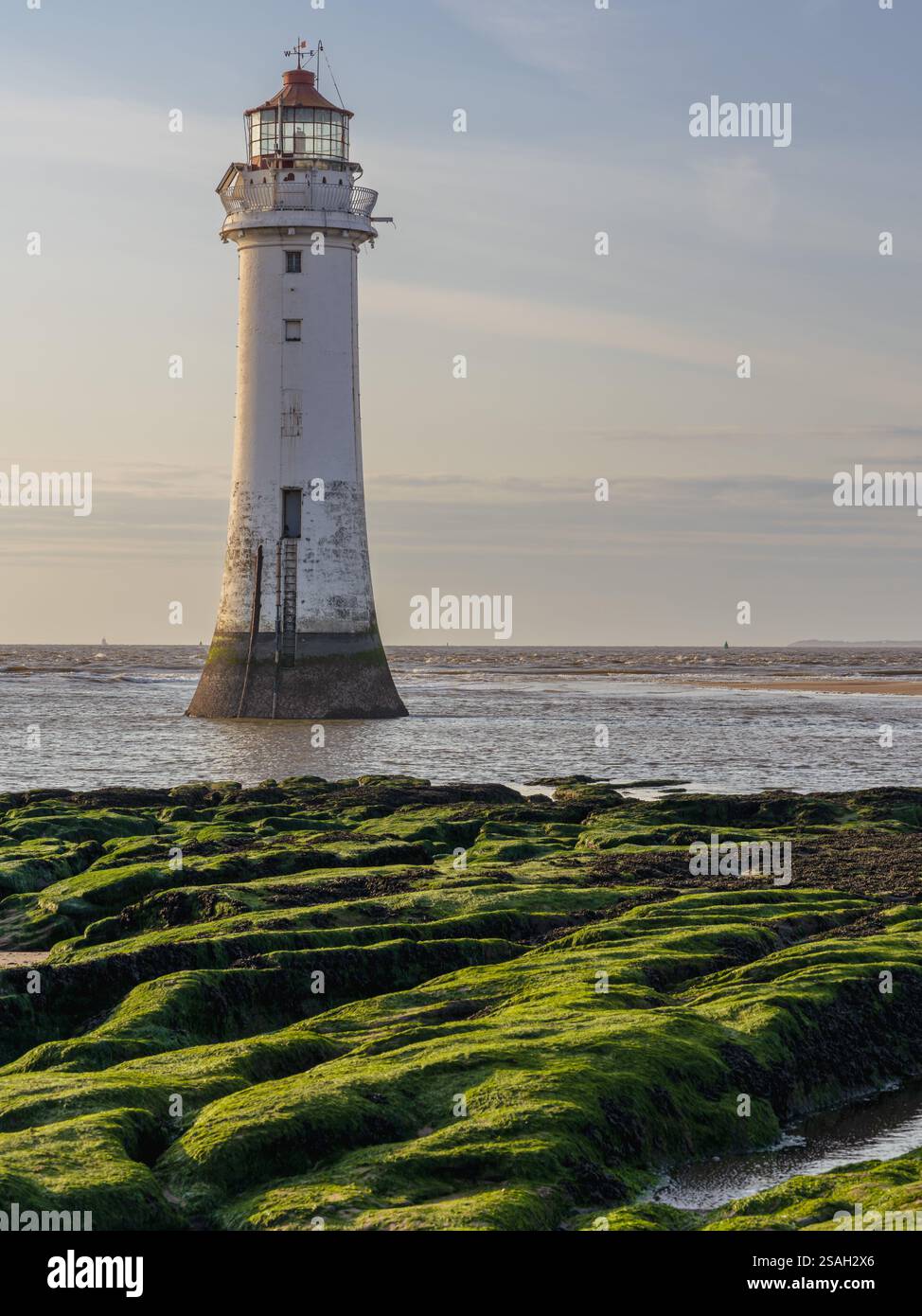 The New Brighton Lighthouse, Merseyside, England, UK Stock Photo - Alamy
