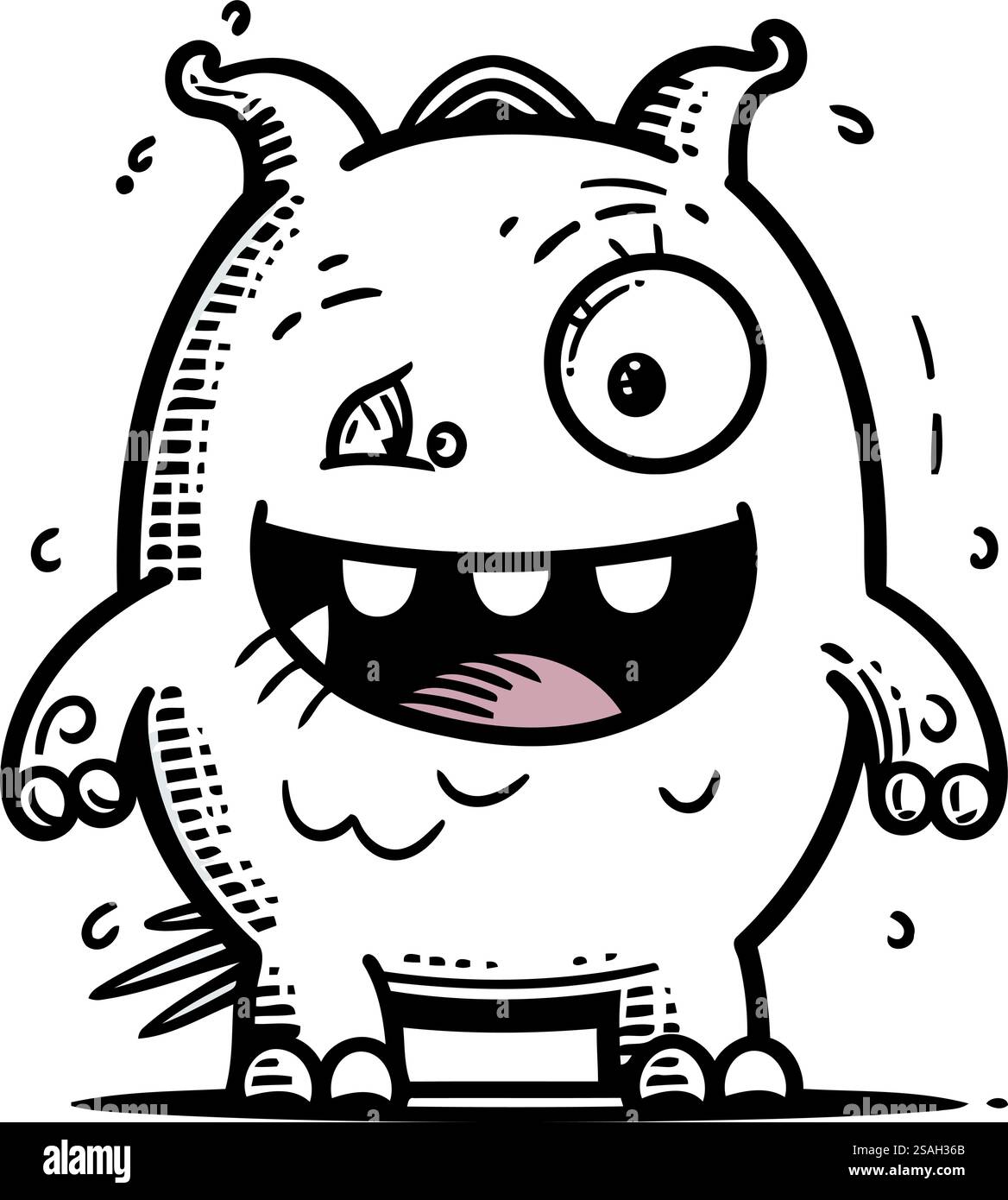 Troll toy white Stock Vector Images - Alamy