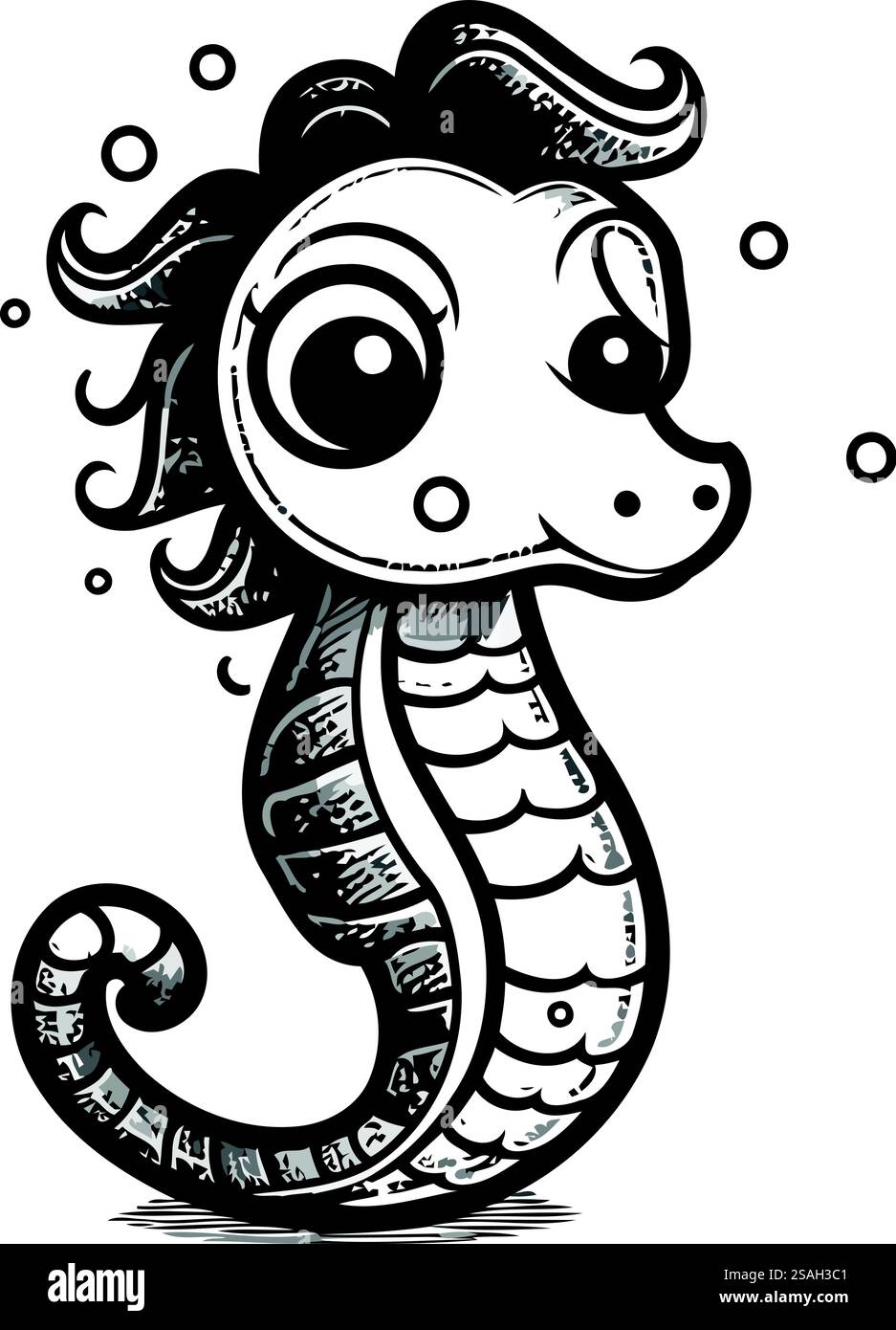 Sea animal sketch Stock Vector Images - Alamy