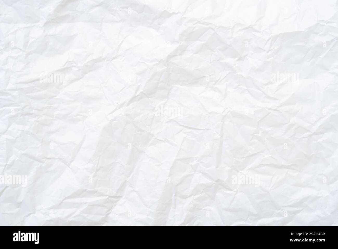 Top view and full frame of wrinkled or crumpled white paper texture is ...