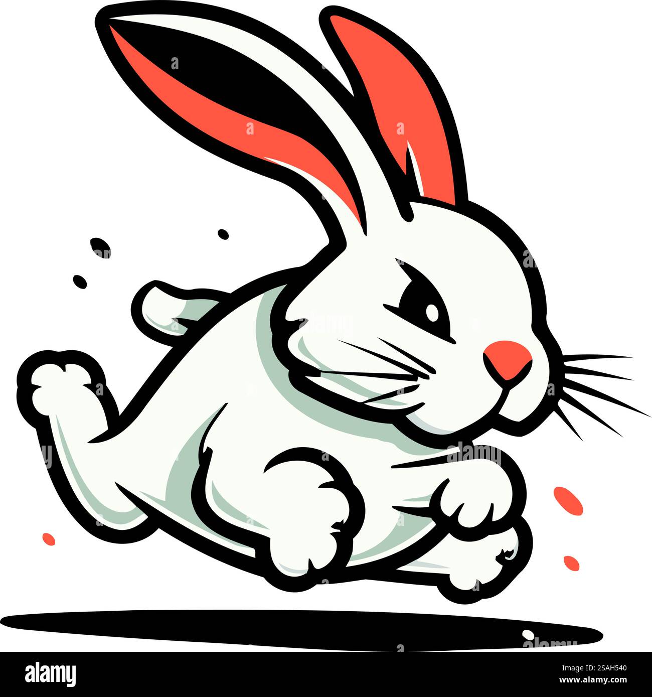 Cartoon Rabbit Running