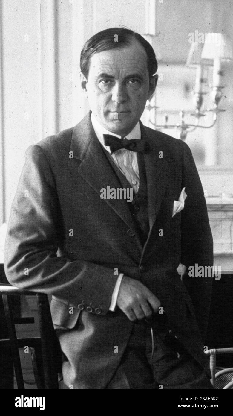 French caricaturist and poster artist Georges Goursat, better known as ...