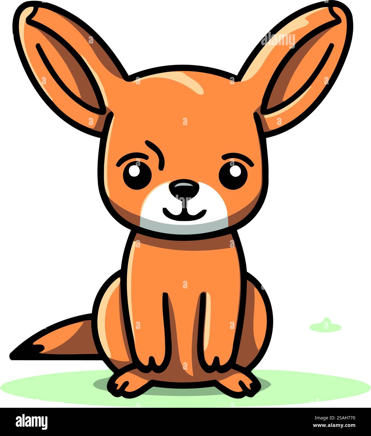 Cute kangaroo cartoon character. Vector illustration for your design ...