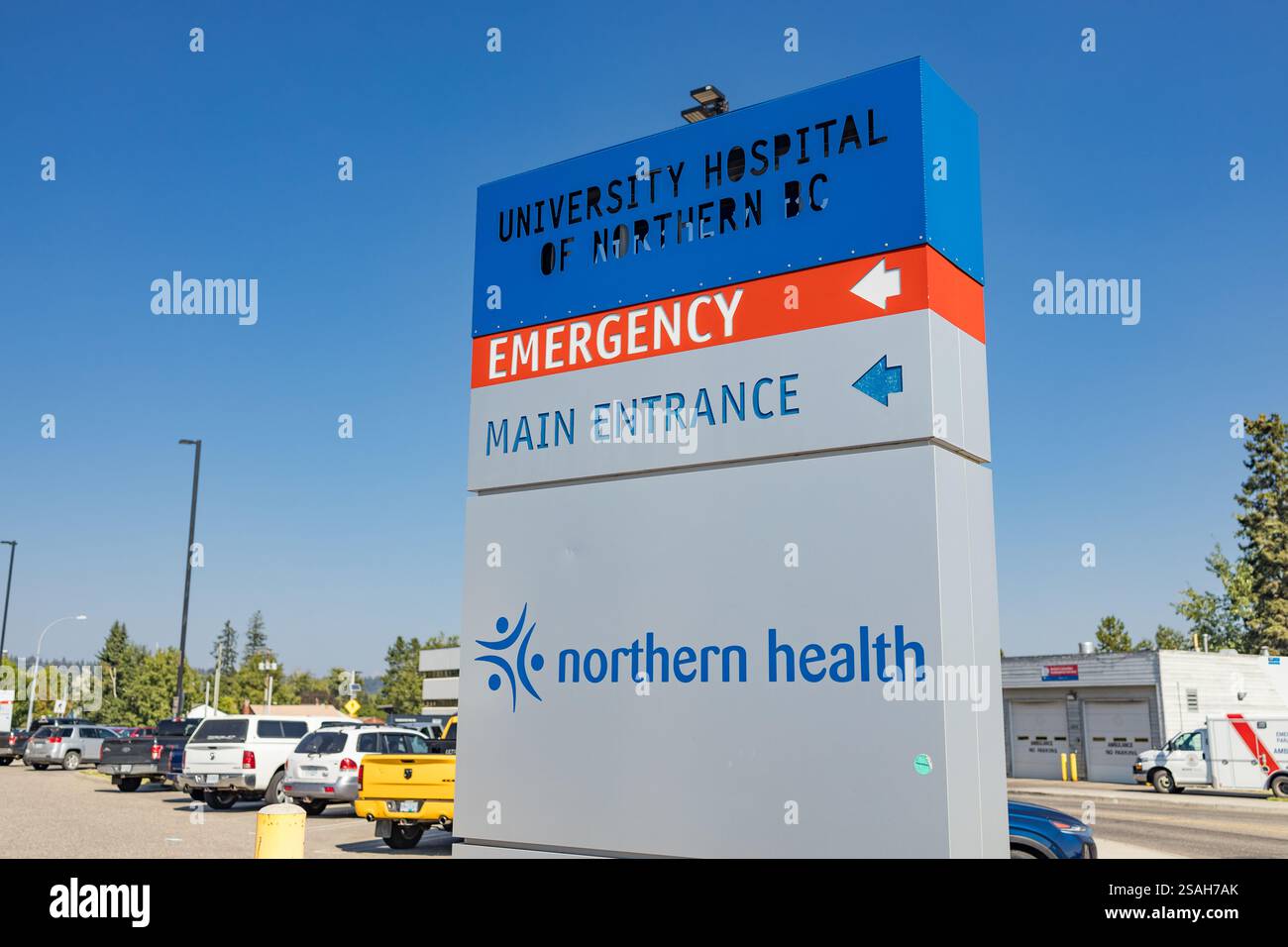 Prince George, Canada - August 25,2022:University Hospital of Northern ...