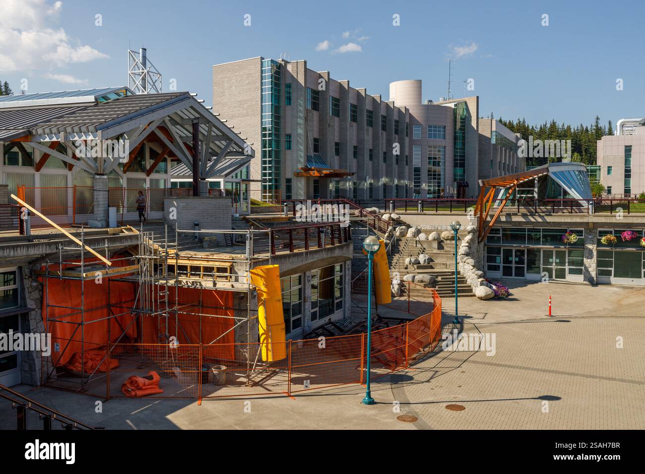 Prince George, Canada - August,2022:UNBC campus building with ...