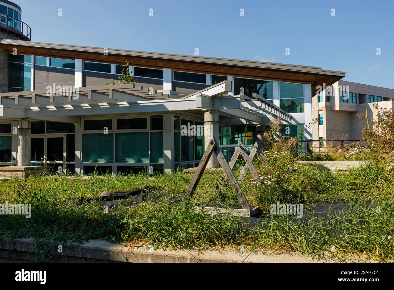 Prince George, Canada - August 25,2022: Modern UNBC building featuring ...