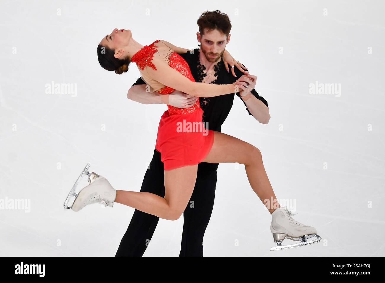 Tallin, Estonia. 29th Jan, 2025. Sara Conti (L)/Niccolo Macii of Italy ...