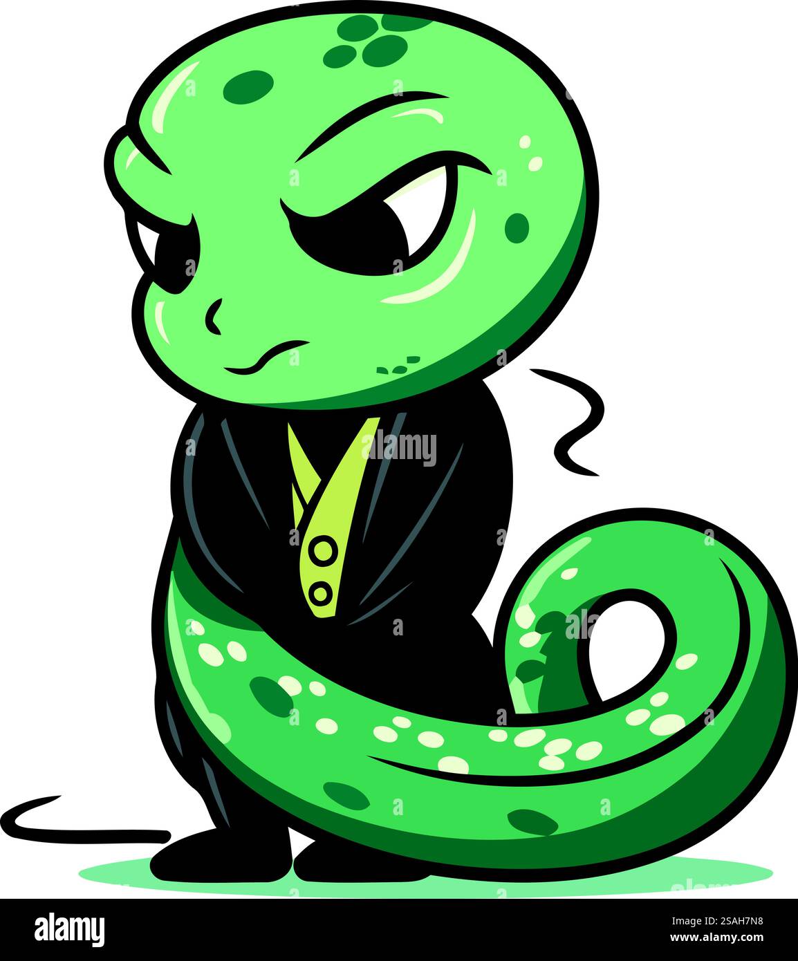 Suit with snake design Stock Vector Images - Alamy