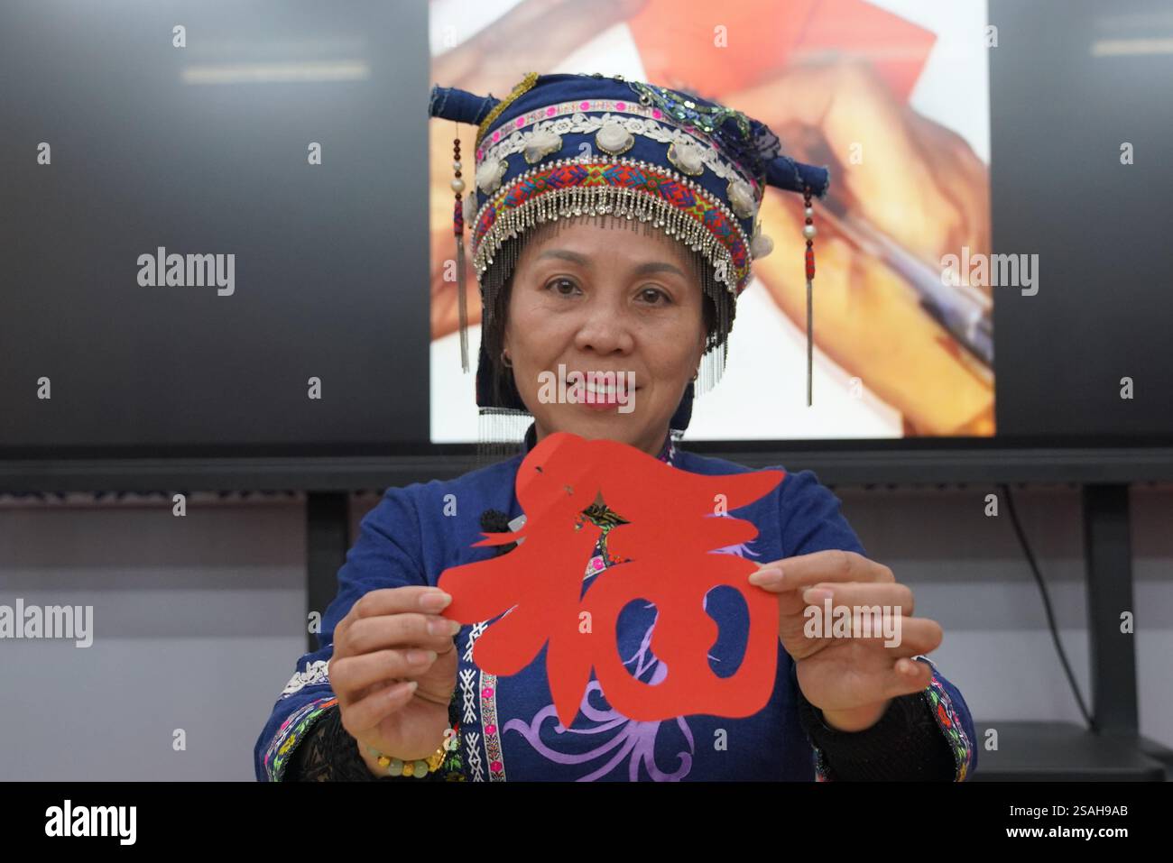 Beijing, China's Guangxi Zhuang Autonomous Region. 22nd Jan, 2025. Luo ...