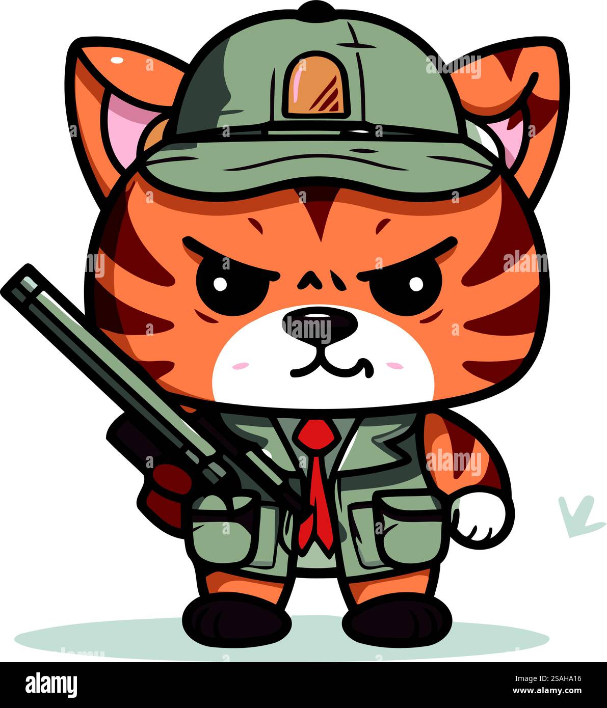 Tiger hunter Stock Vector Images - Alamy