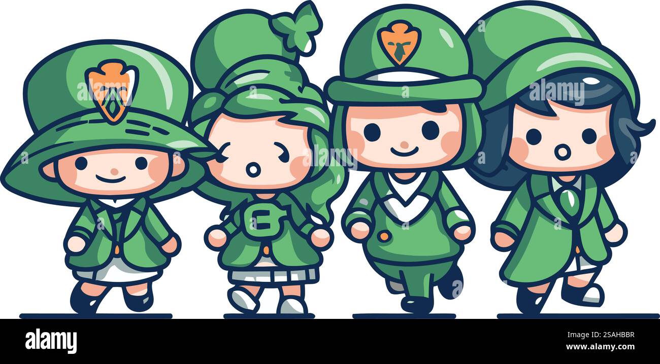 Soldiers in a line Cut Out Stock Images & Pictures - Alamy