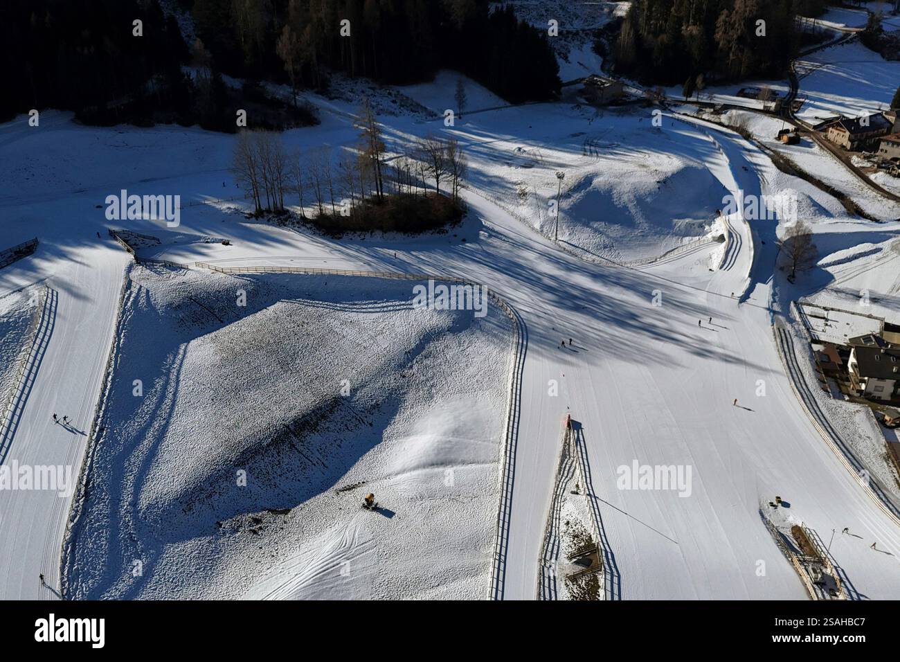 A view of the Cross Country skiing stadium which will be used at the ...