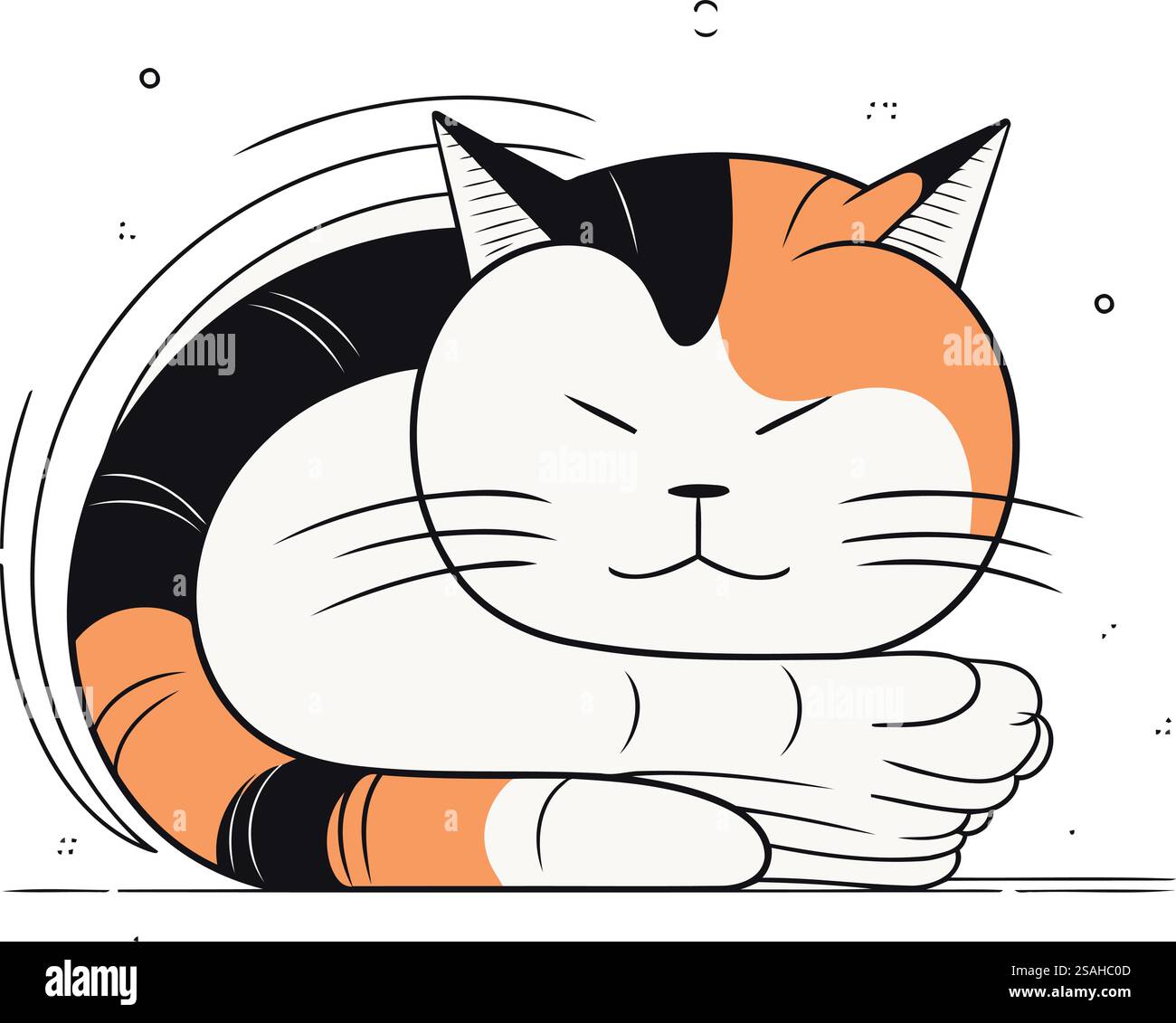 Cat circle isolated Cut Out Stock Images & Pictures - Alamy