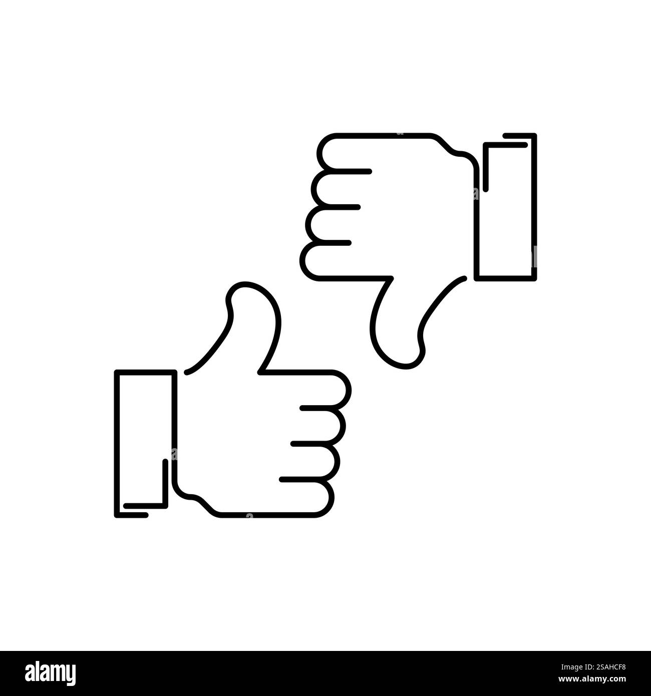 Good feedback icon outline Stock Vector Images - Alamy