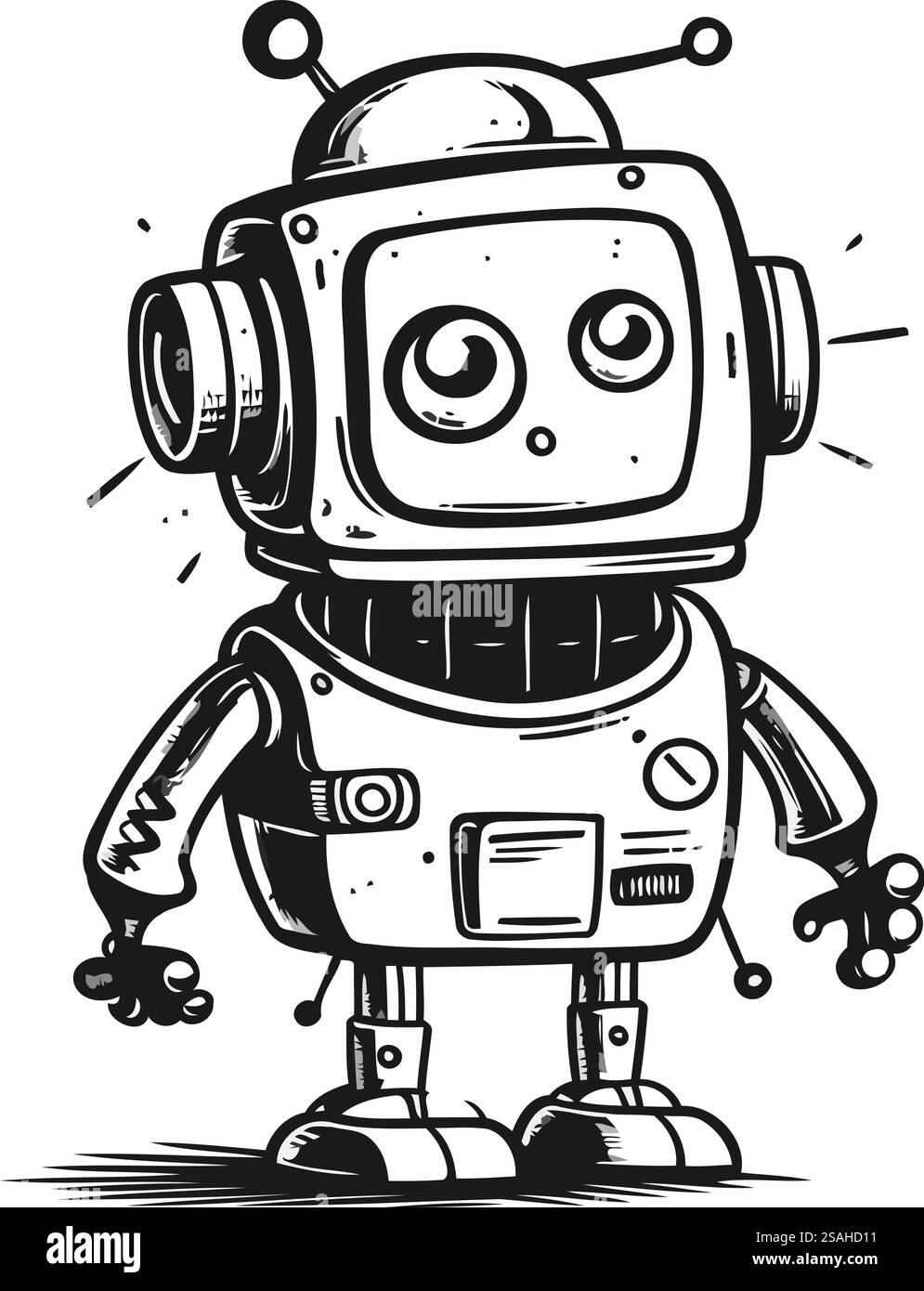 Drawn on old white Stock Vector Images - Alamy