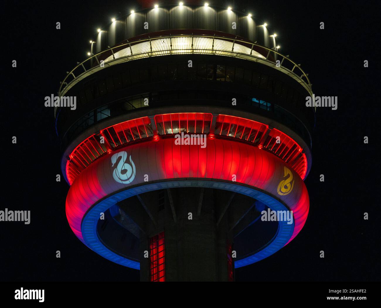 Toronto, Canada. 29th Jan, 2025. The Canadian National Tower (CN Tower ...