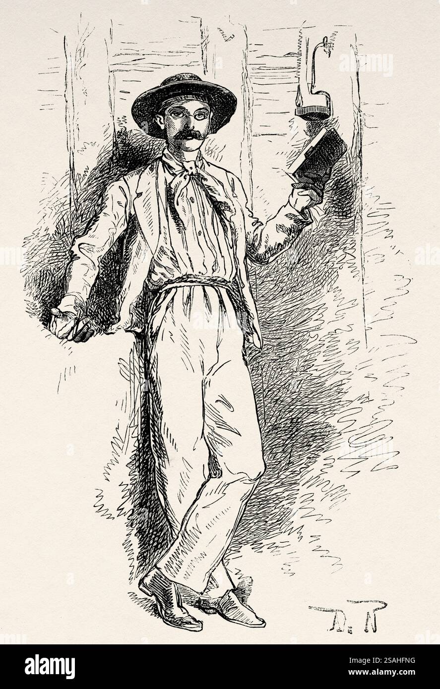 Chief engineer from the Montchanin mine wearing work clothes, France ...