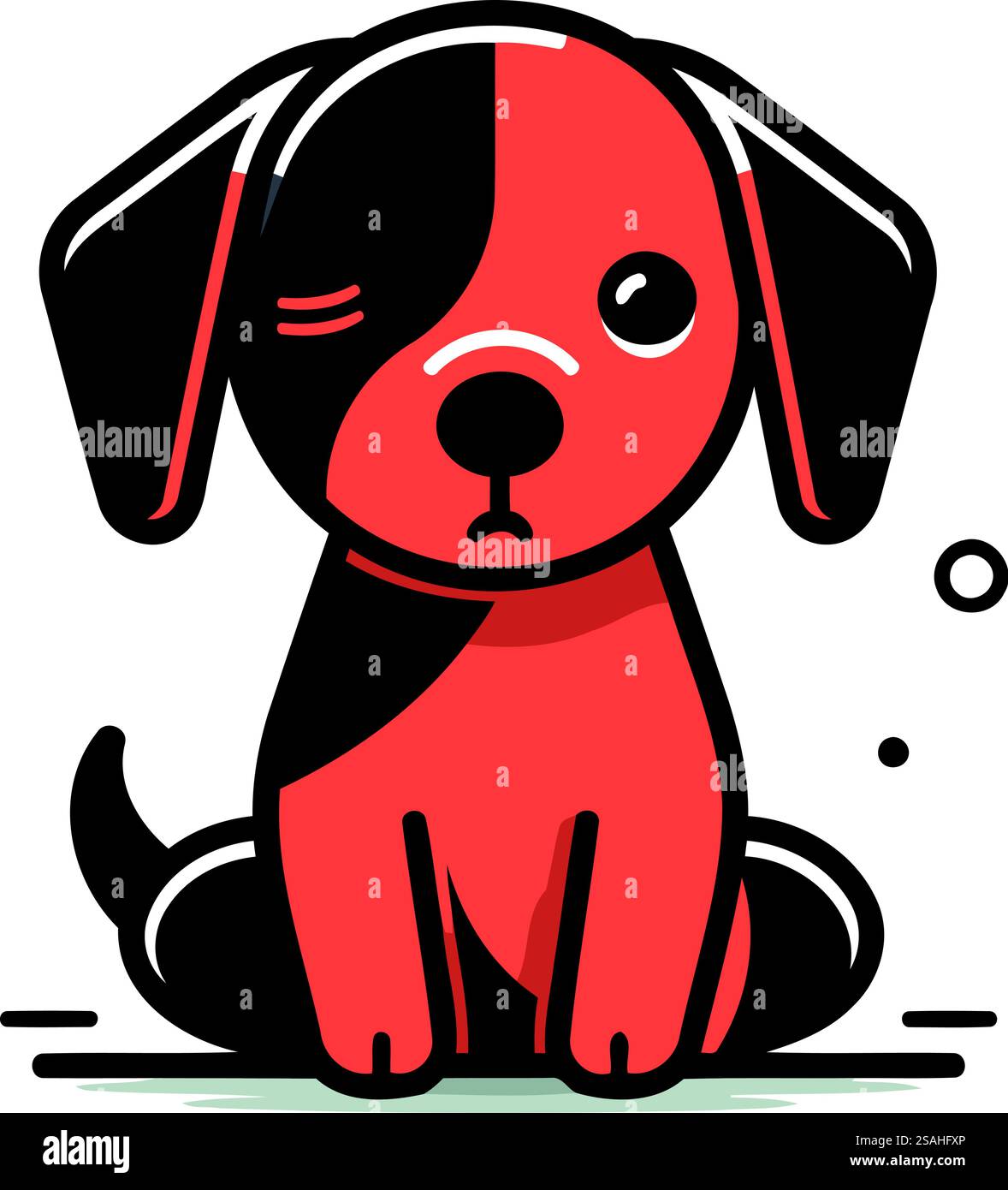 Happy funny cute pet dog Cut Out Stock Images & Pictures - Alamy