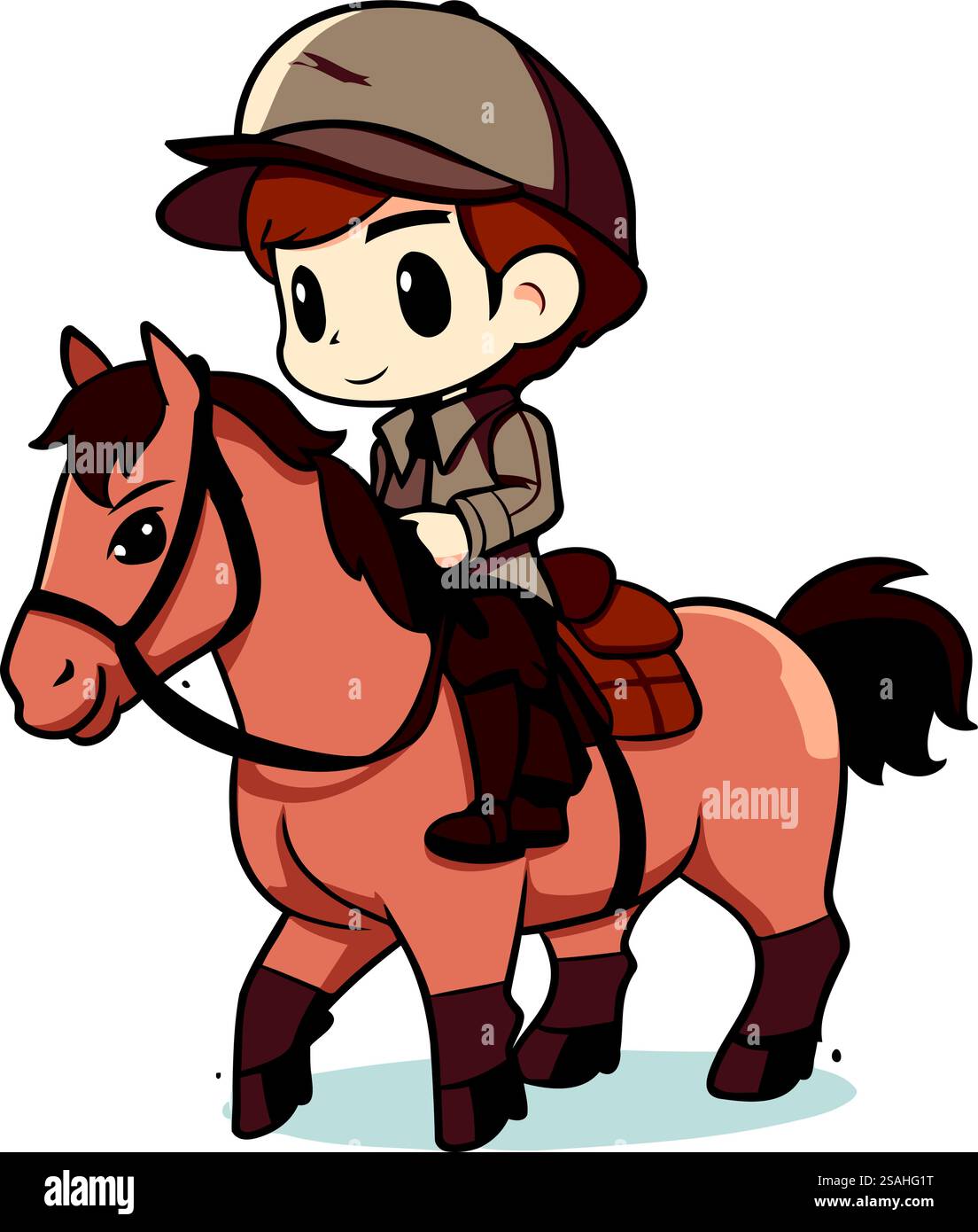 Man boy ride on Cut Out Stock Images & Pictures - Alamy