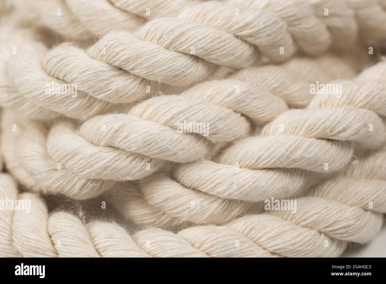 Rope detail. Close-up of its rope texture Depth of field minimalism ...