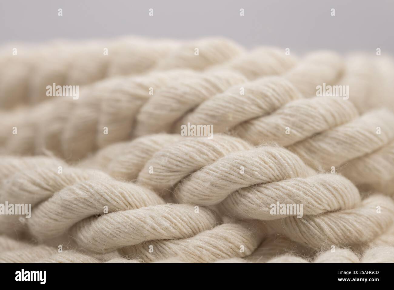Rope detail. Close-up of its rope texture Depth of field minimalism ...