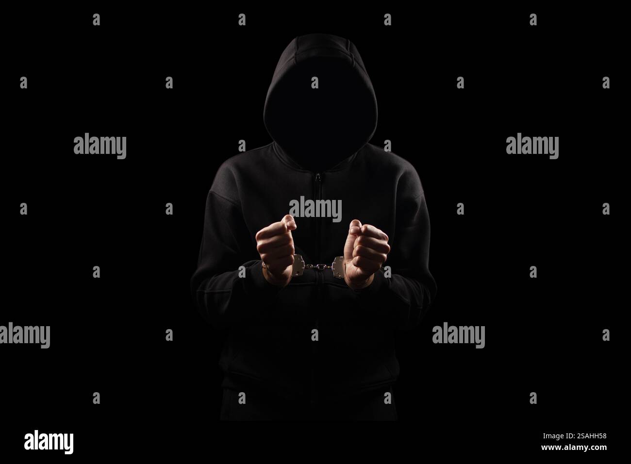Hacker in black balaclava hi-res stock photography and images - Alamy