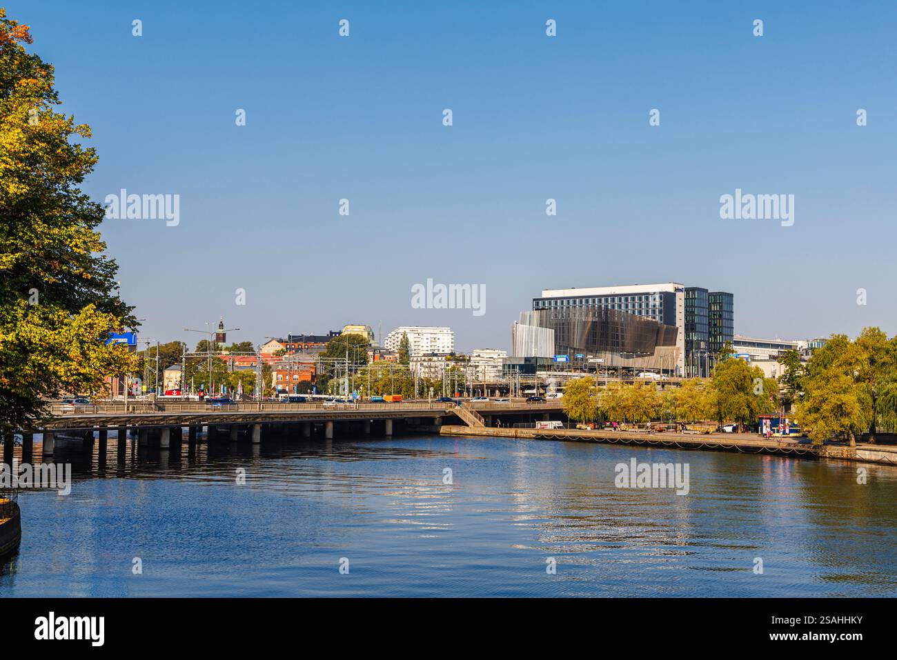 Stockholm Waterfront Congress Centre, a modern architecture landmark on ...