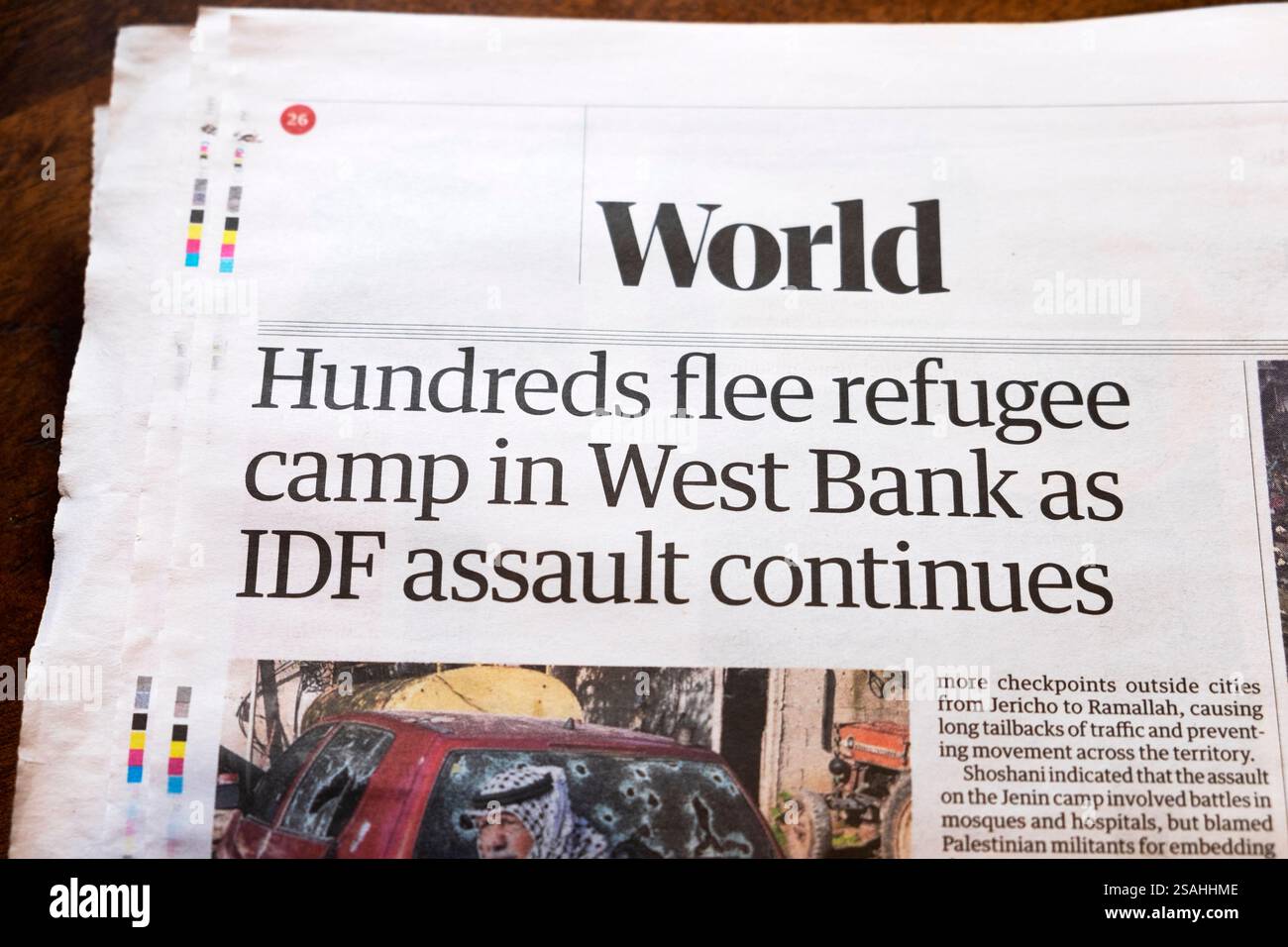 'Hundreds flee refugee camp in West Bank as IDF assault continues ...