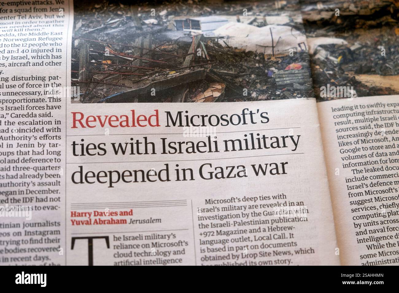 'Revealed Microsoft 's ties with Israeli military deepened in Gaza war ...