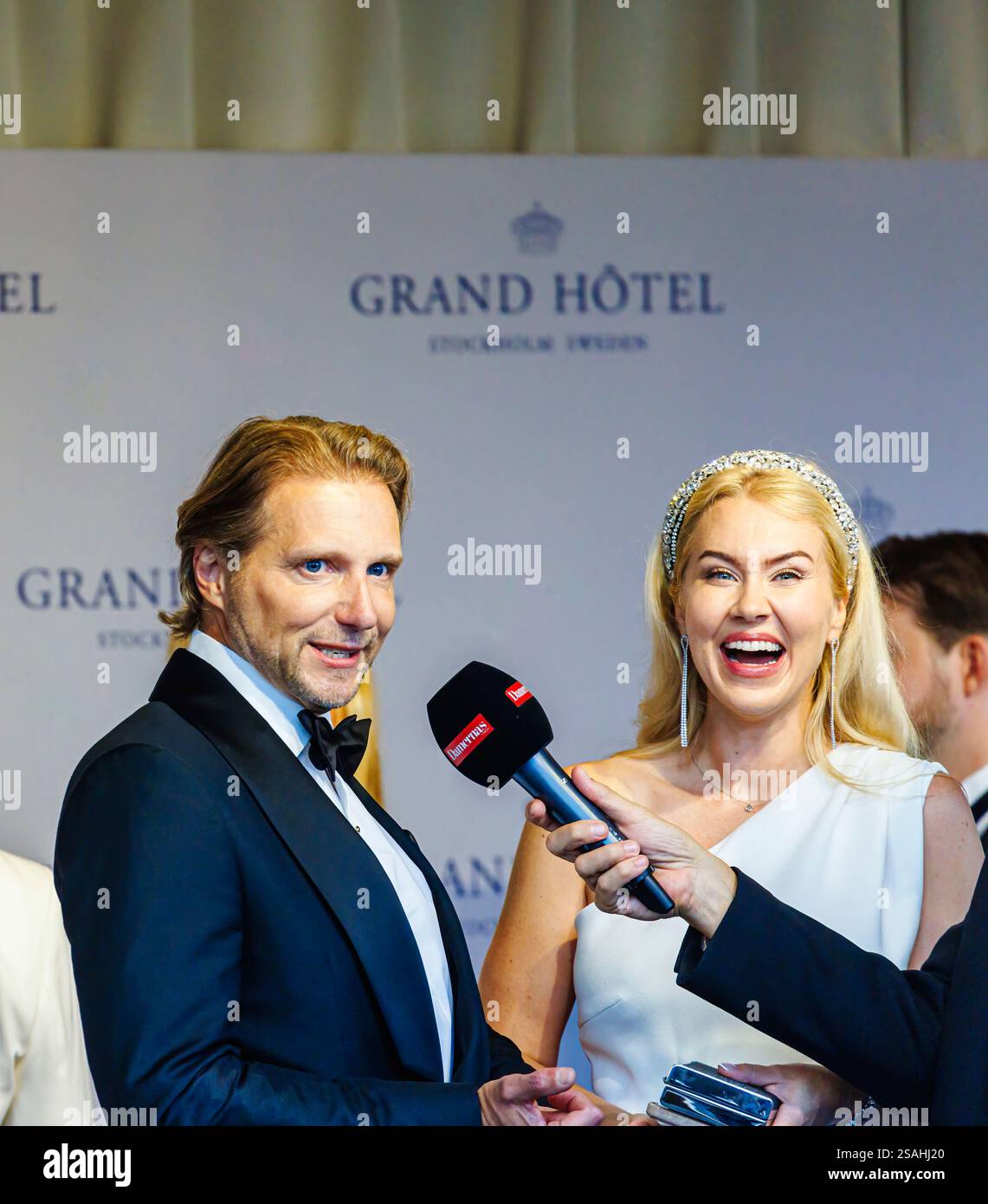 Swedish influencer Isabella Lowengrip (Blondinbella) and artist Paul ...