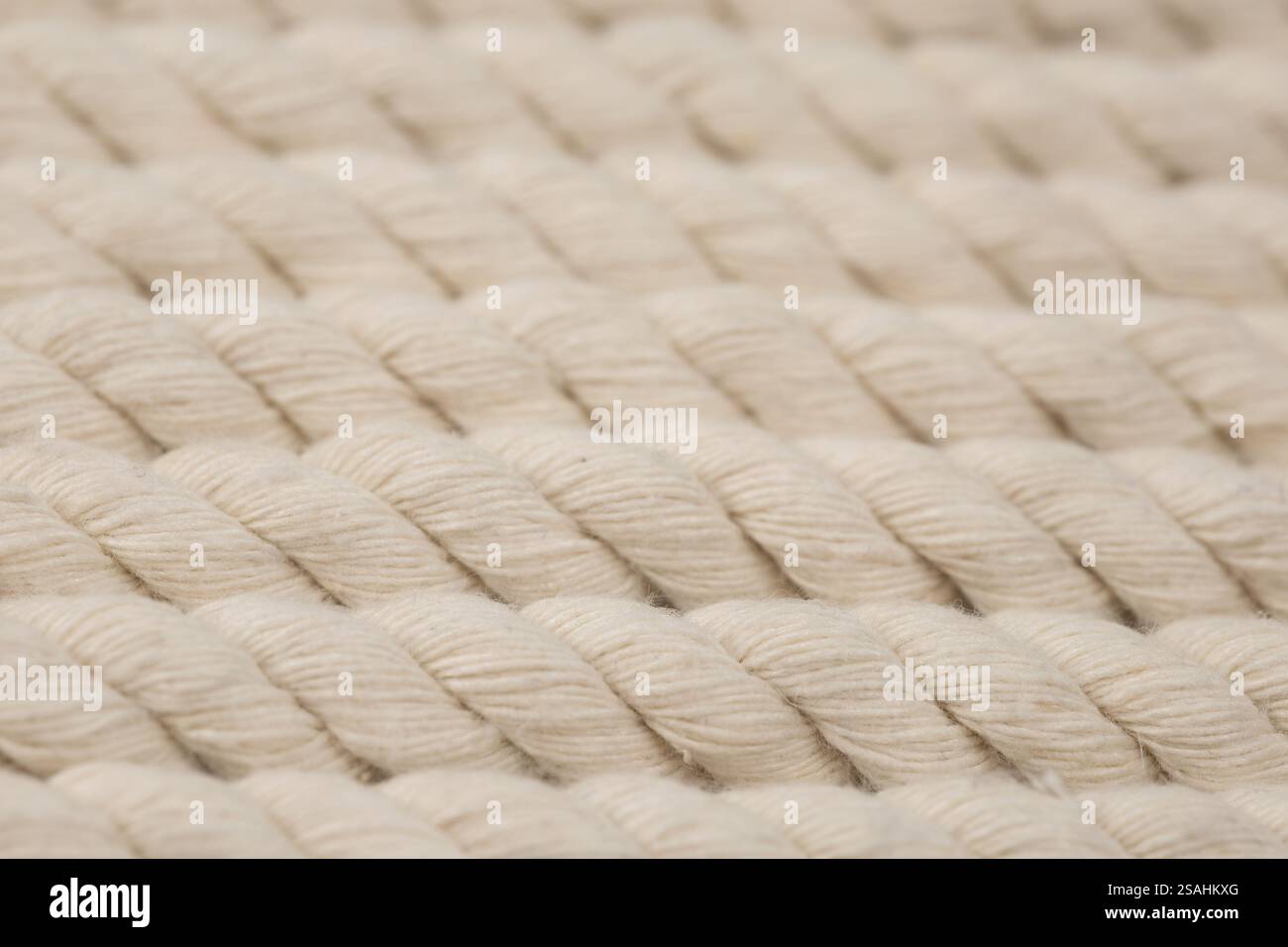 Rope detail. Close-up of its rope texture Depth of field minimalism ...