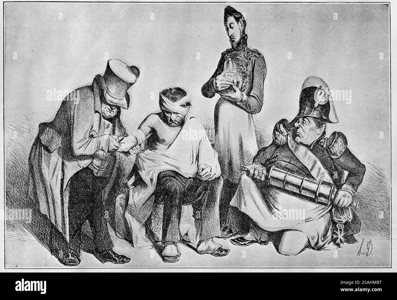 Satire. 1830-1848. King Louis-Philippe, a coachman (the French Nation ...