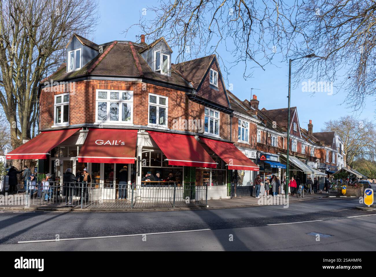 Gail's Bakery in Barnes village, London Borough of Richmond-upon-Thames ...