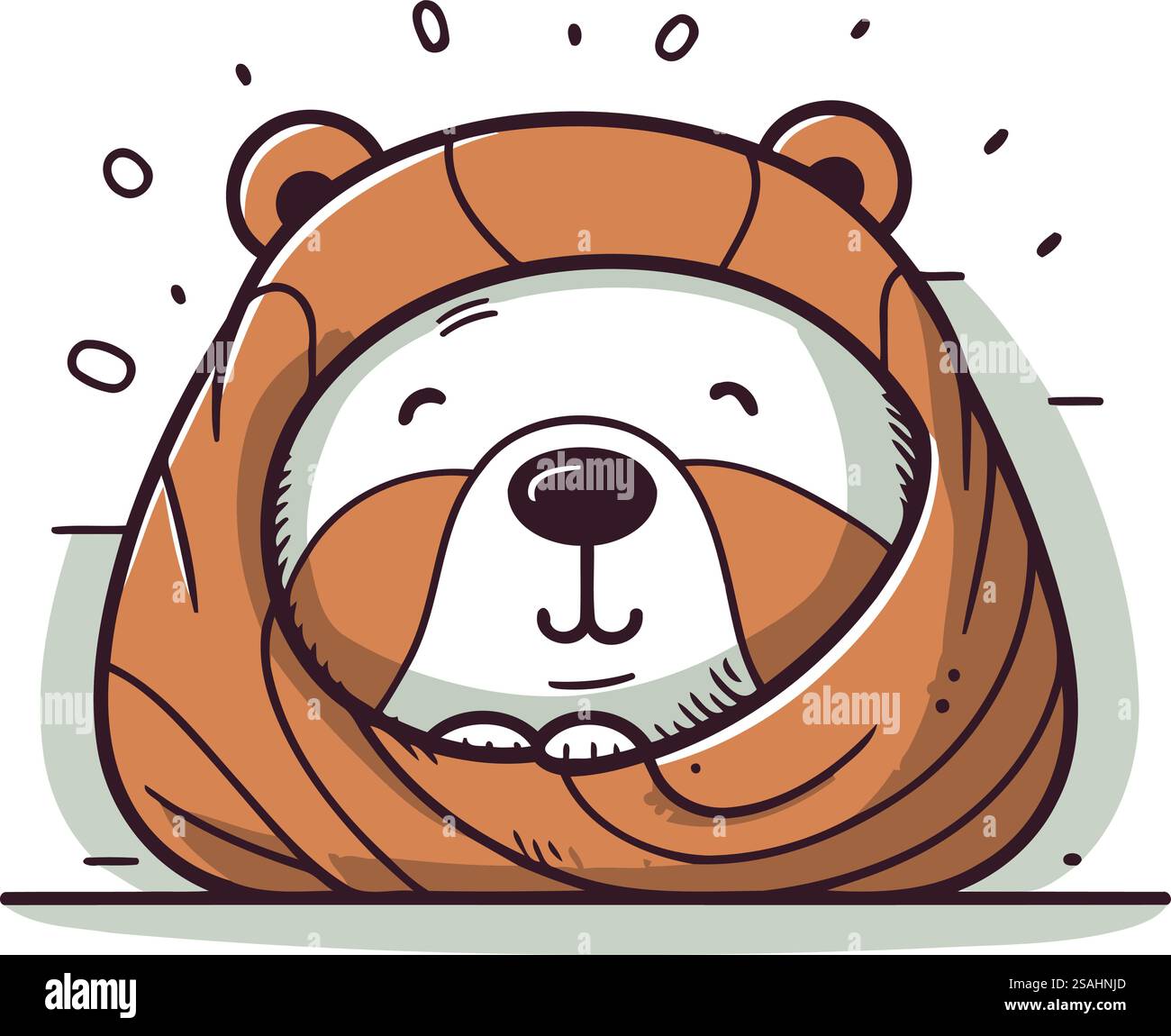 cute bear face cartoon vector illustration graphic design vector illustration graphic design ...
