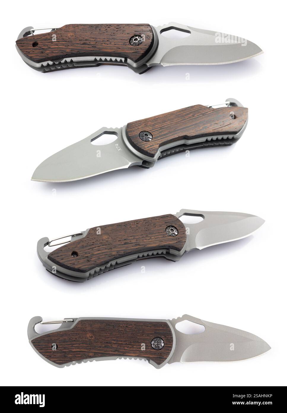 Stainless Steel Tactical Folding Knife, Clasp Knife on isolated on ...