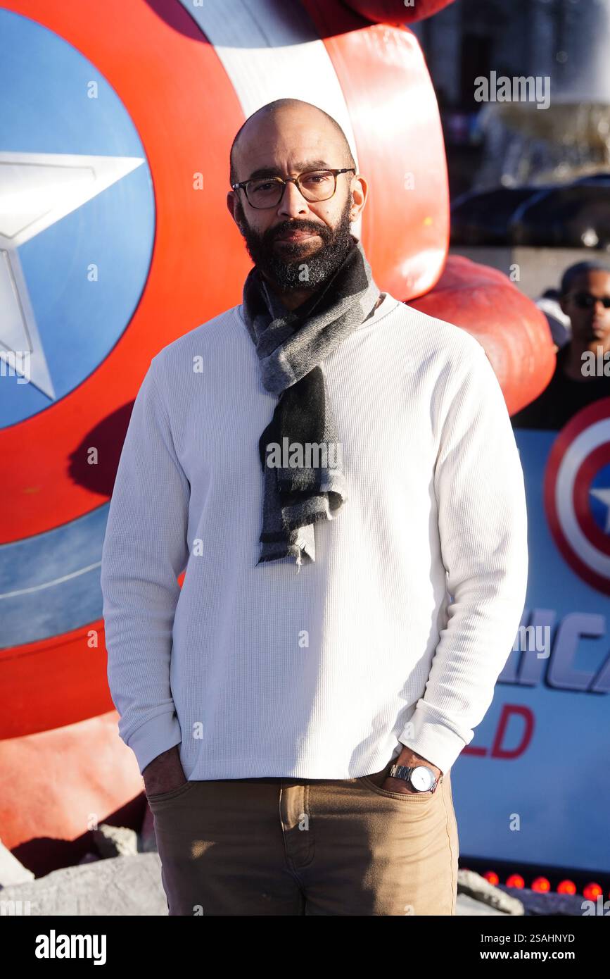 Nate Moore attending a photo call for Captain America: Brave New World ...